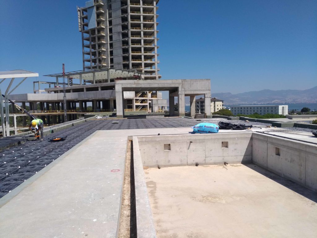 abs disposable formwork pool deck filling | ABS YAPI